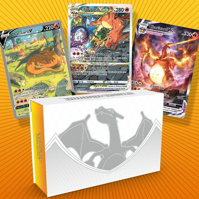 [FREE POS]Charizard Ultra Premium Collection Box Pokemon Card Sword ...