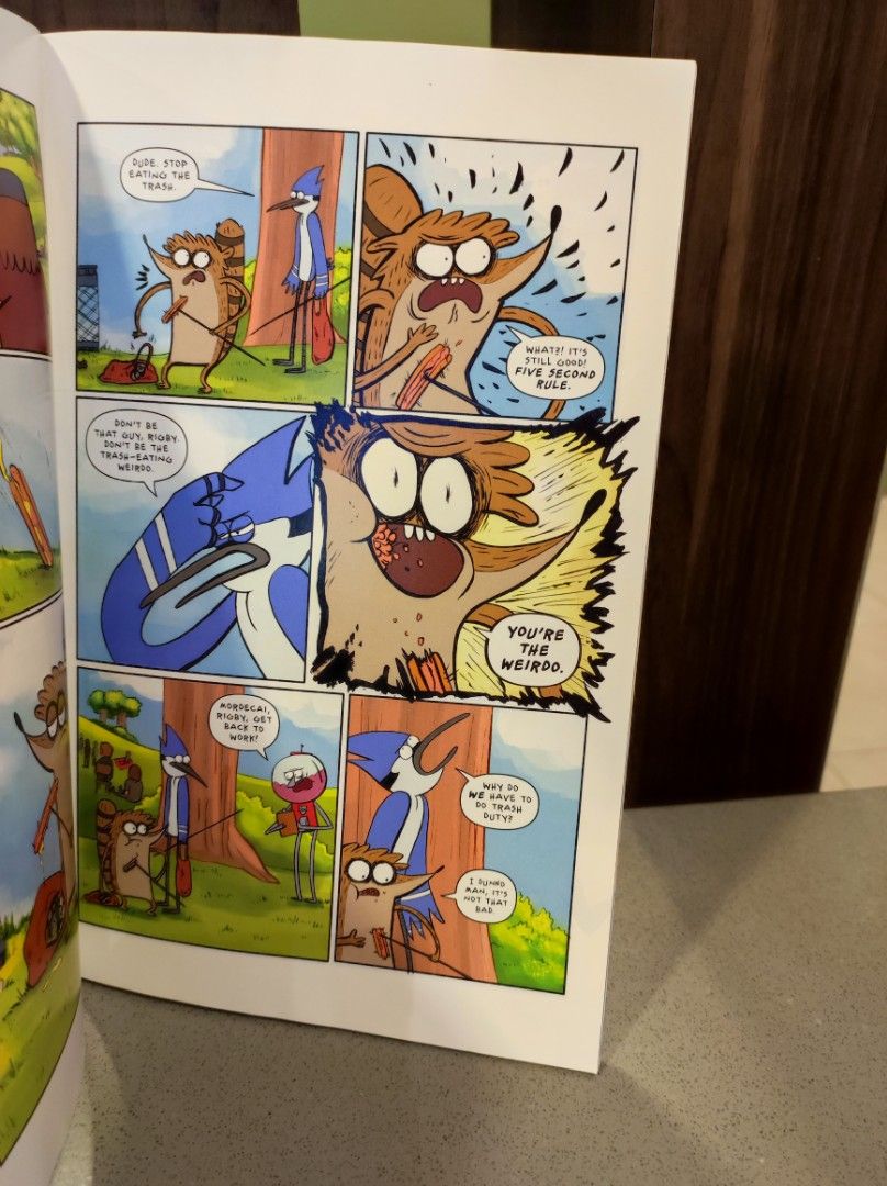 Regular show cartoon network volume 1 rare copy, Hobbies & Toys, Books ...