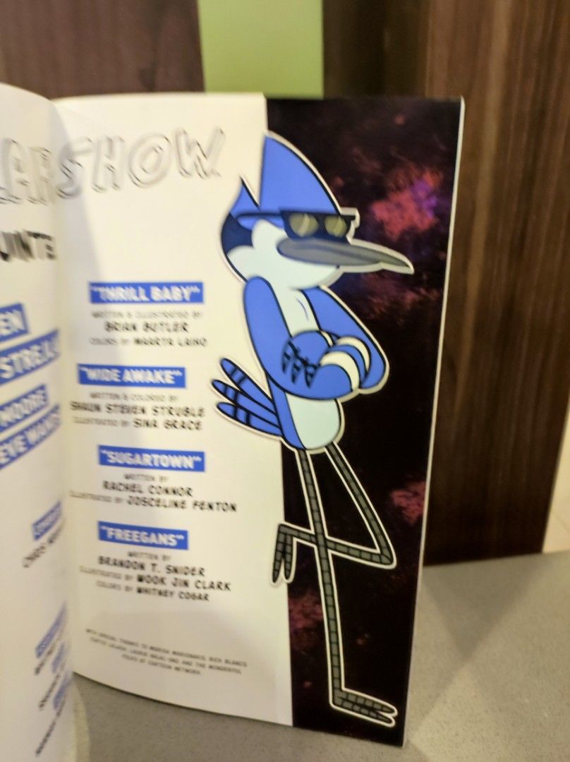 Regular show cartoon network volume 1 rare copy, Hobbies & Toys, Books ...