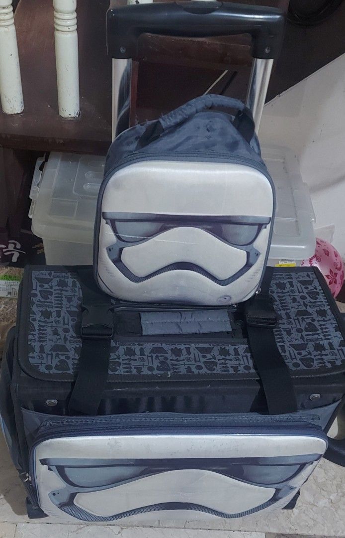 Robbie Rabbit 6 wheel trolley, Babies & Kids, Going Out, Diaper Bags ...