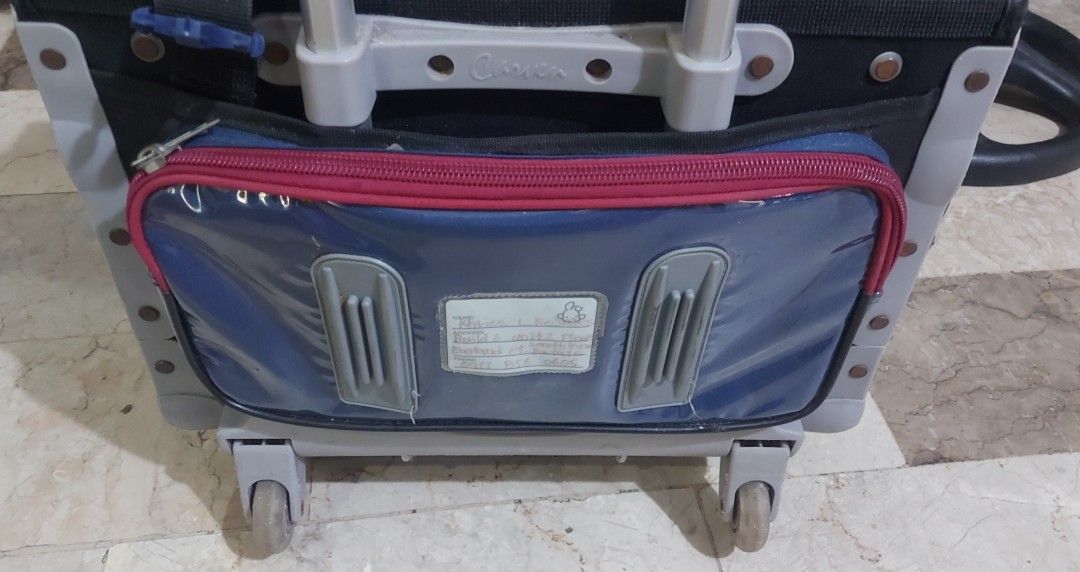 Robbie Rabbit 6 wheel trolley, Babies & Kids, Going Out, Diaper Bags ...