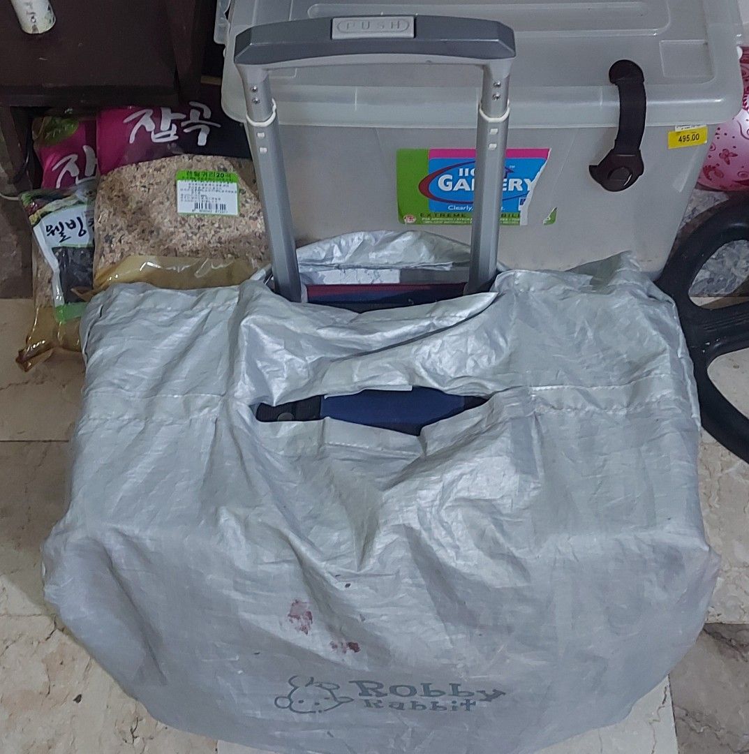 Robbie Rabbit 6 wheel trolley, Babies & Kids, Going Out, Diaper Bags ...