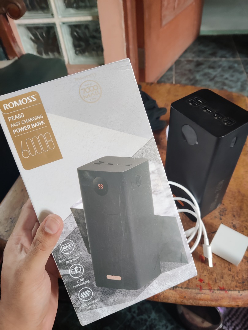 Romoss PEA60 Powerbank 60000 mAh, Mobile Phones & Gadgets, Mobile ...