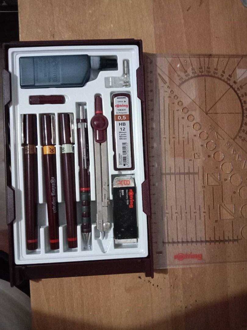 Rotring Master Set, Hobbies & Toys, Stationary & Craft, Stationery ...