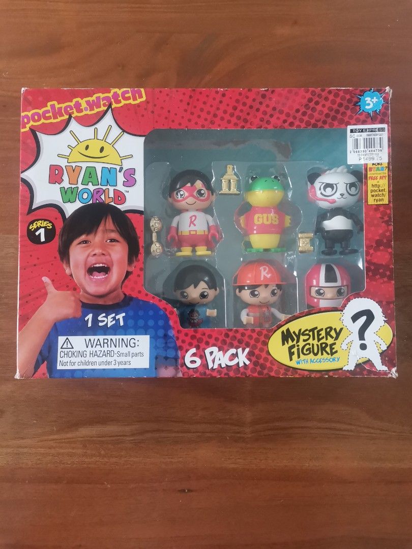 Ryan's World 6 pack Toy Figure Set, Hobbies & Toys, Toys & Games on ...