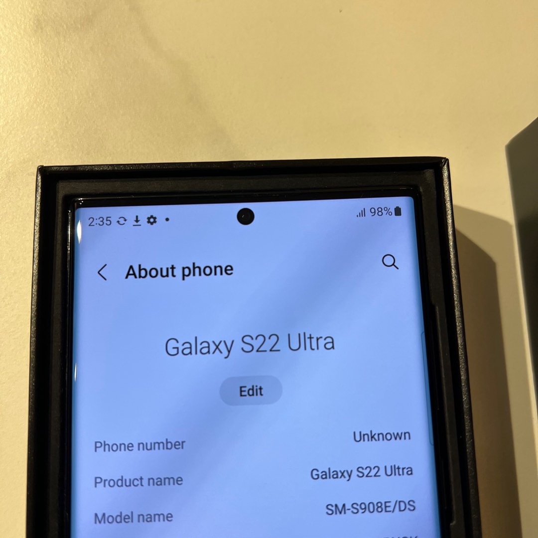 Samsung S22 Ultra 12+256GB 5G MYSET FULLSET LIKE NEW, Mobile Phones ...