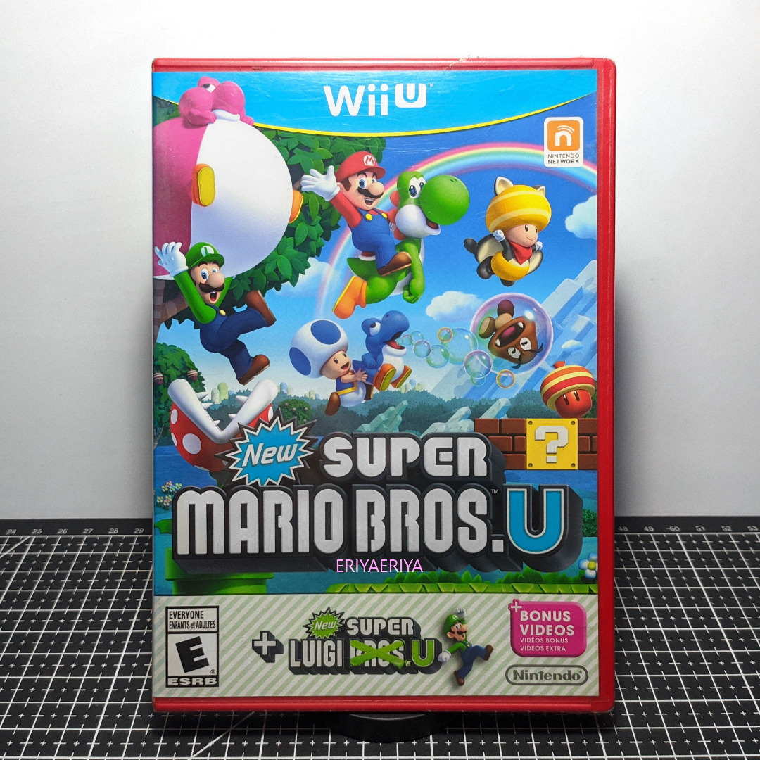 Sealed New Super Mario Bros. U + New Super Luigi U Nintendo Wii U game ...