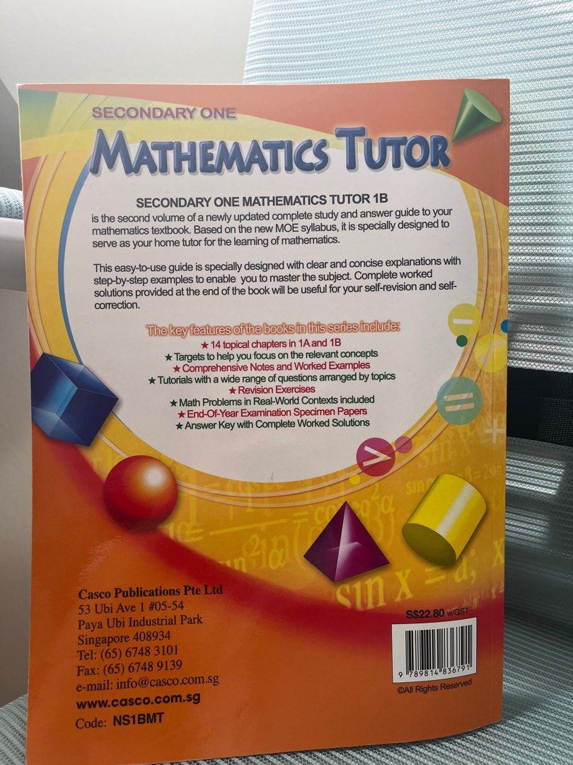 Sec 1 Math assessment book 1B, Hobbies & Toys, Books & Magazines ...