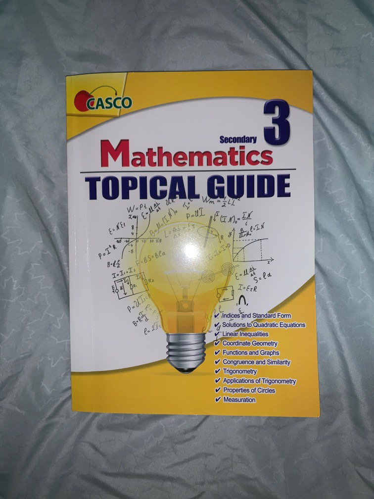 Secondary 3 Mathematics Assessment book, Hobbies & Toys, Books ...