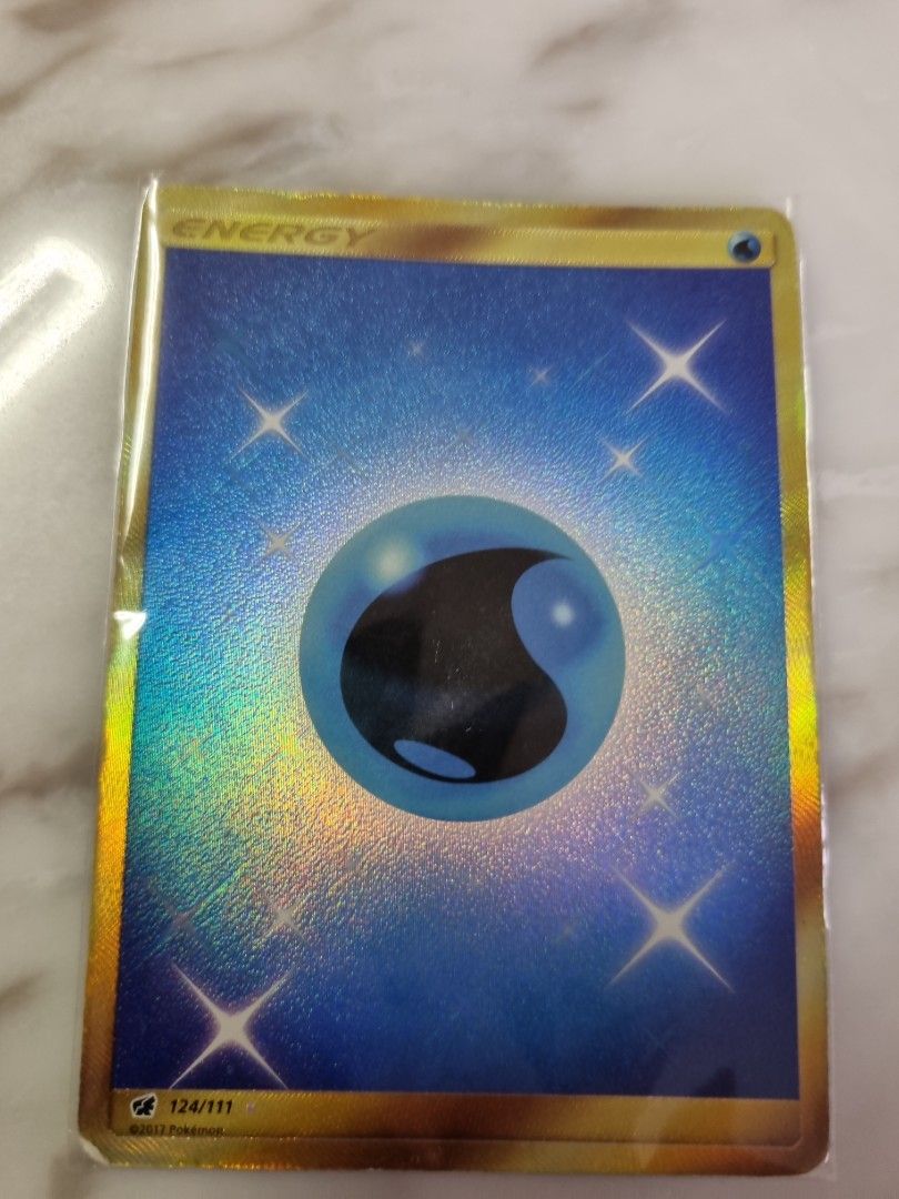 Secret Golden water energy card, Hobbies & Toys, Toys & Games on Carousell