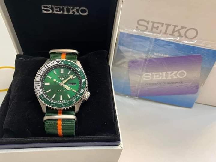 Seiko Naruto Nato Leather Automatic Watch Limited edition, Men's ...