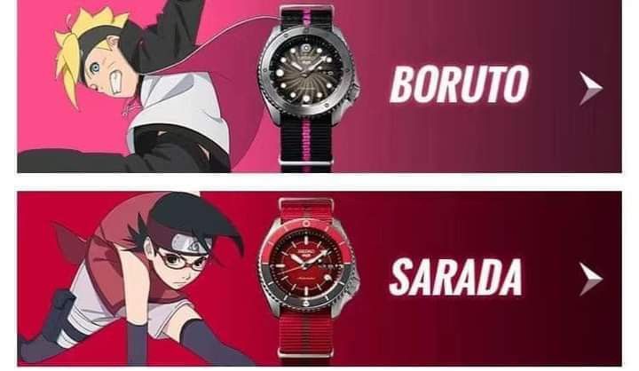 Seiko Naruto Nato Leather Automatic Watch Limited edition, Men's ...