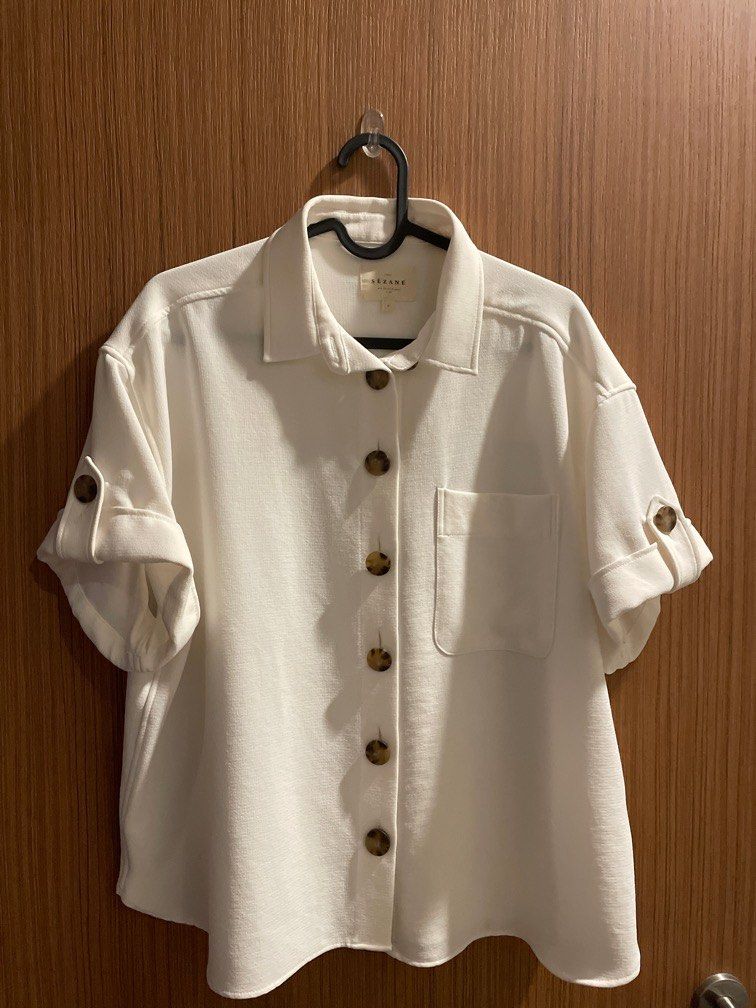 Sezane shirt, Women's Fashion, Tops, Blouses on Carousell