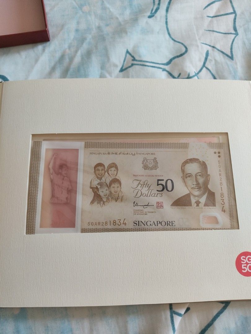 SG50 Commemorative Notes set, Hobbies & Toys, Memorabilia ...