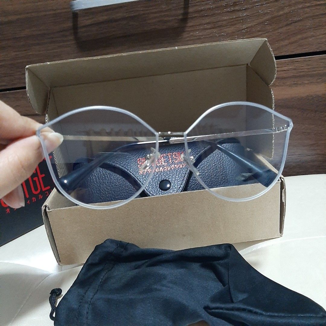Shigetsu Anti Radiation Glasses, Women's Fashion, Watches & Accessories ...