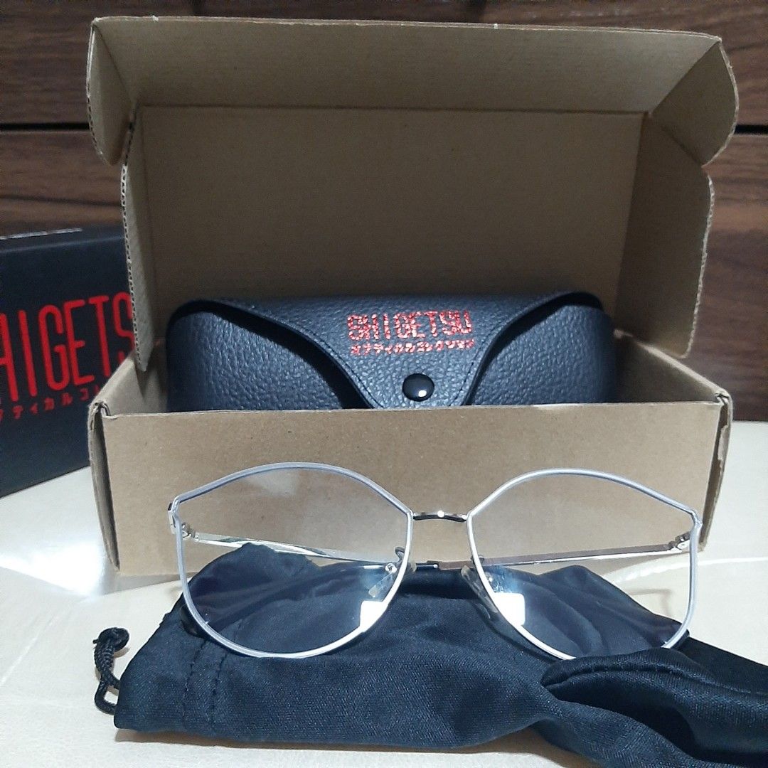 Shigetsu Anti Radiation Glasses, Women's Fashion, Watches & Accessories ...