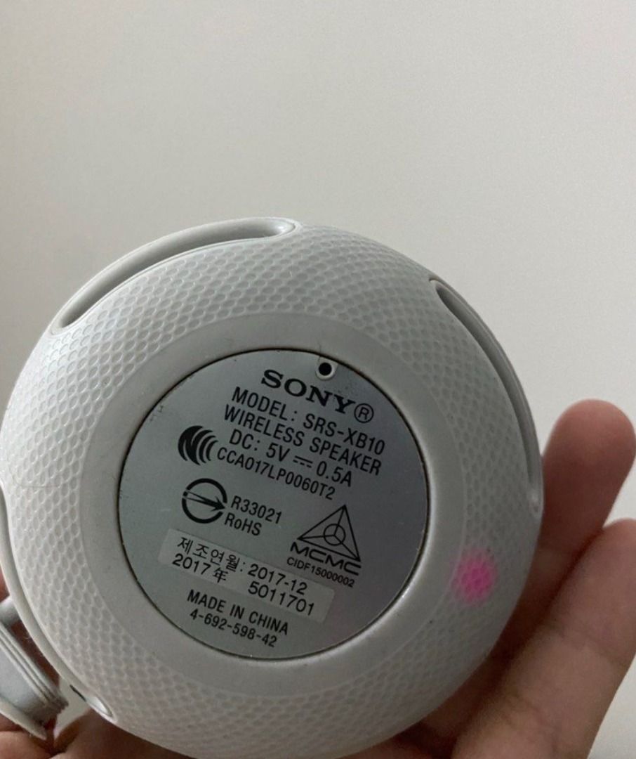 Sony SRS-XB10 BLUETOOTH Speaker, Audio, Portable Music Players on Carousell