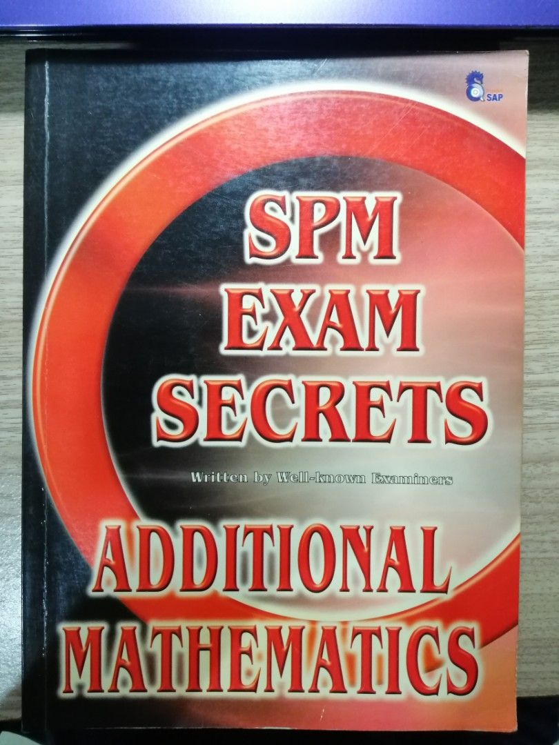 SPM Exam Secrets Add Maths, Hobbies & Toys, Books & Magazines ...