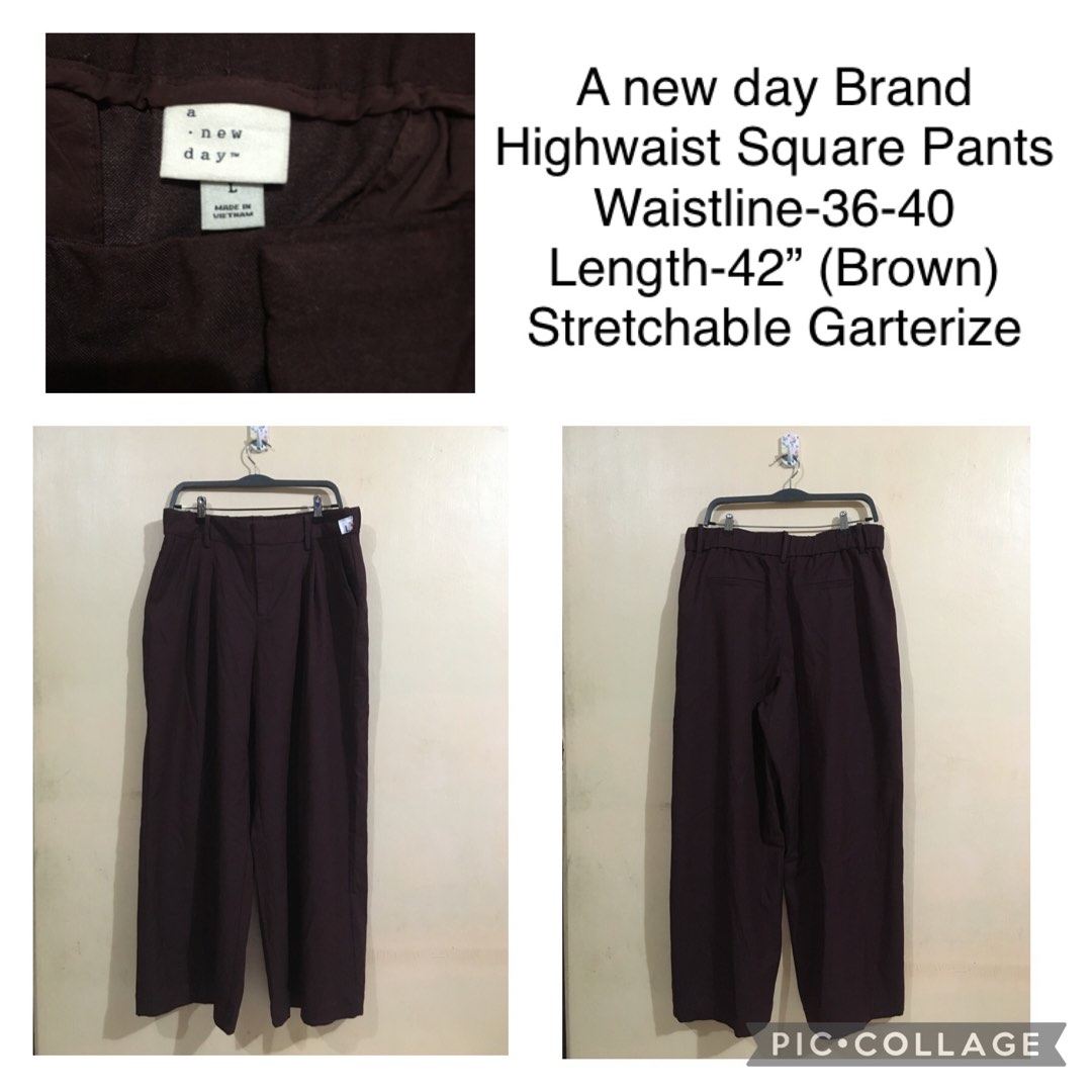 Square Pants, Women's Fashion, Bottoms, Other Bottoms on Carousell