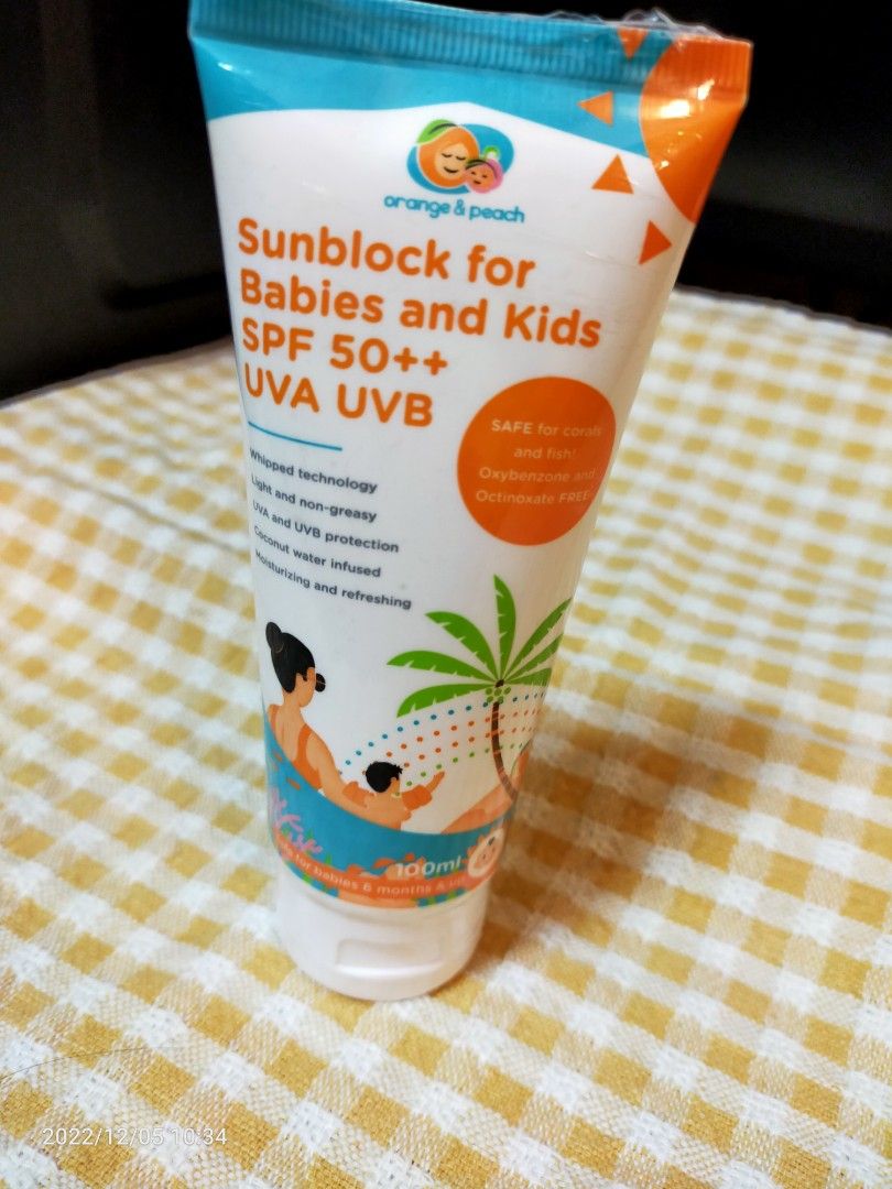 Sunblock for Babies and Kids SPF 50++, Babies & Kids, Going Out, Other Babies Going Out Needs on ...