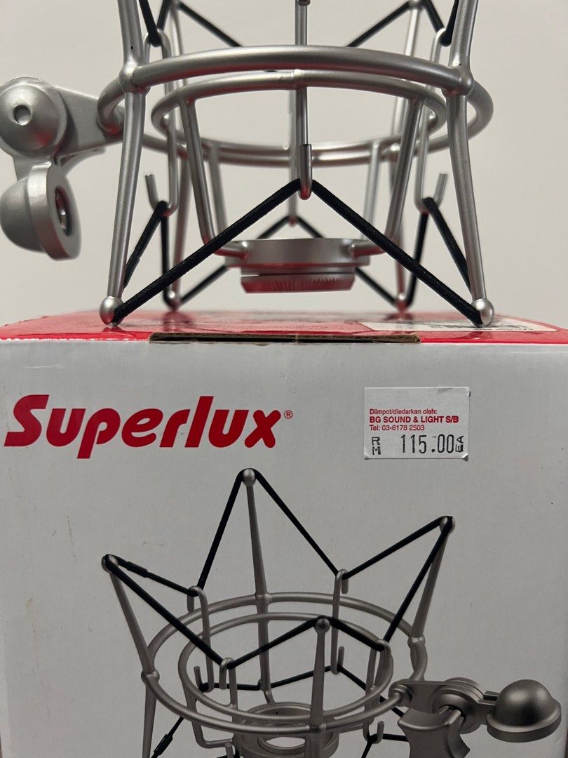 Superlux HM7 Condenser Mic Shock mount, Hobbies & Toys, Music & Media, Music Accessories on ...