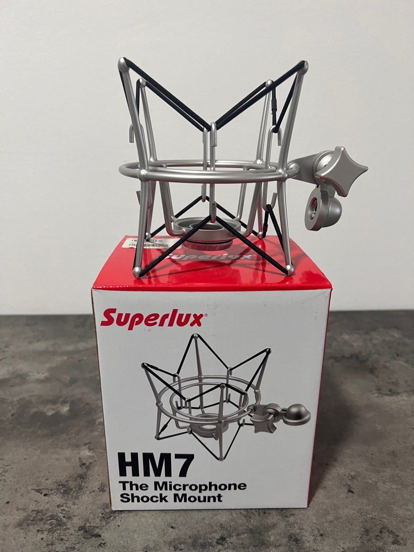 Superlux HM7 Condenser Mic Shock mount, Hobbies & Toys, Music & Media, Music Accessories on ...