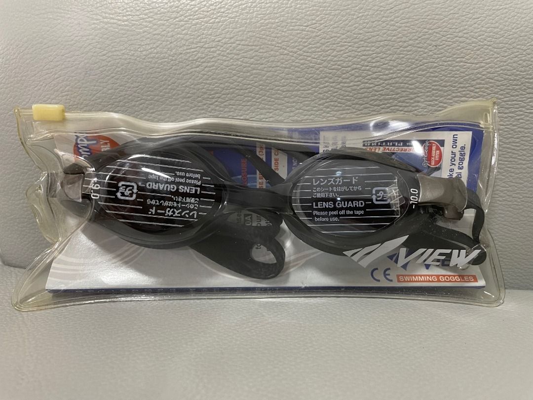 Swimming Goggles with 3 Nose Bridge Sizes and Changeable Prescription ...