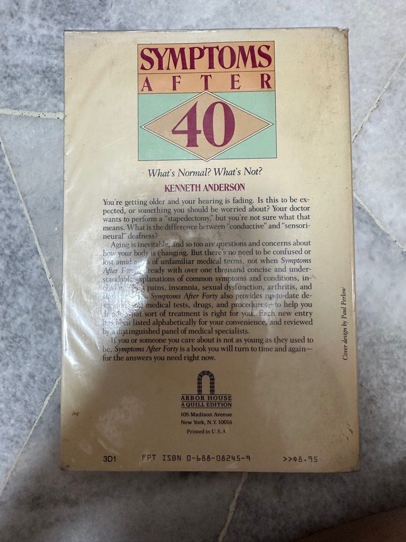 Symptoms after 40, Hobbies & Toys, Books & Magazines, Storybooks on ...