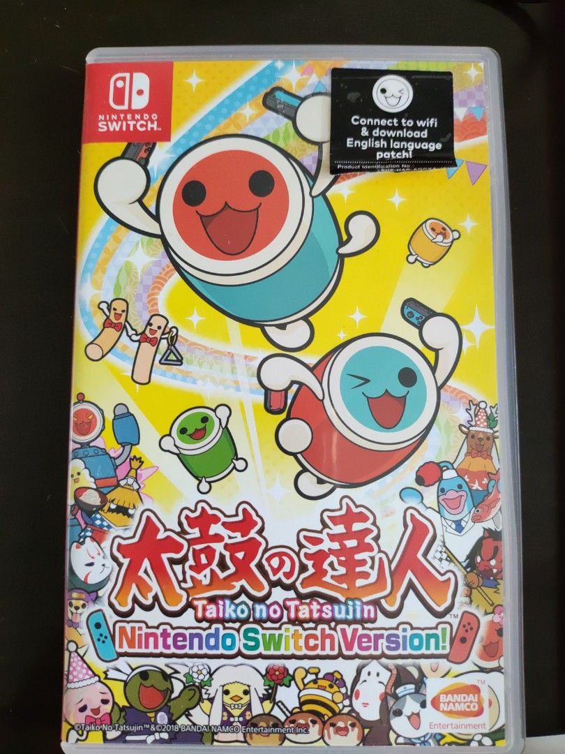 Taiko Drum & Taiko no Tatsujin Nintendo Switch physical game card ...