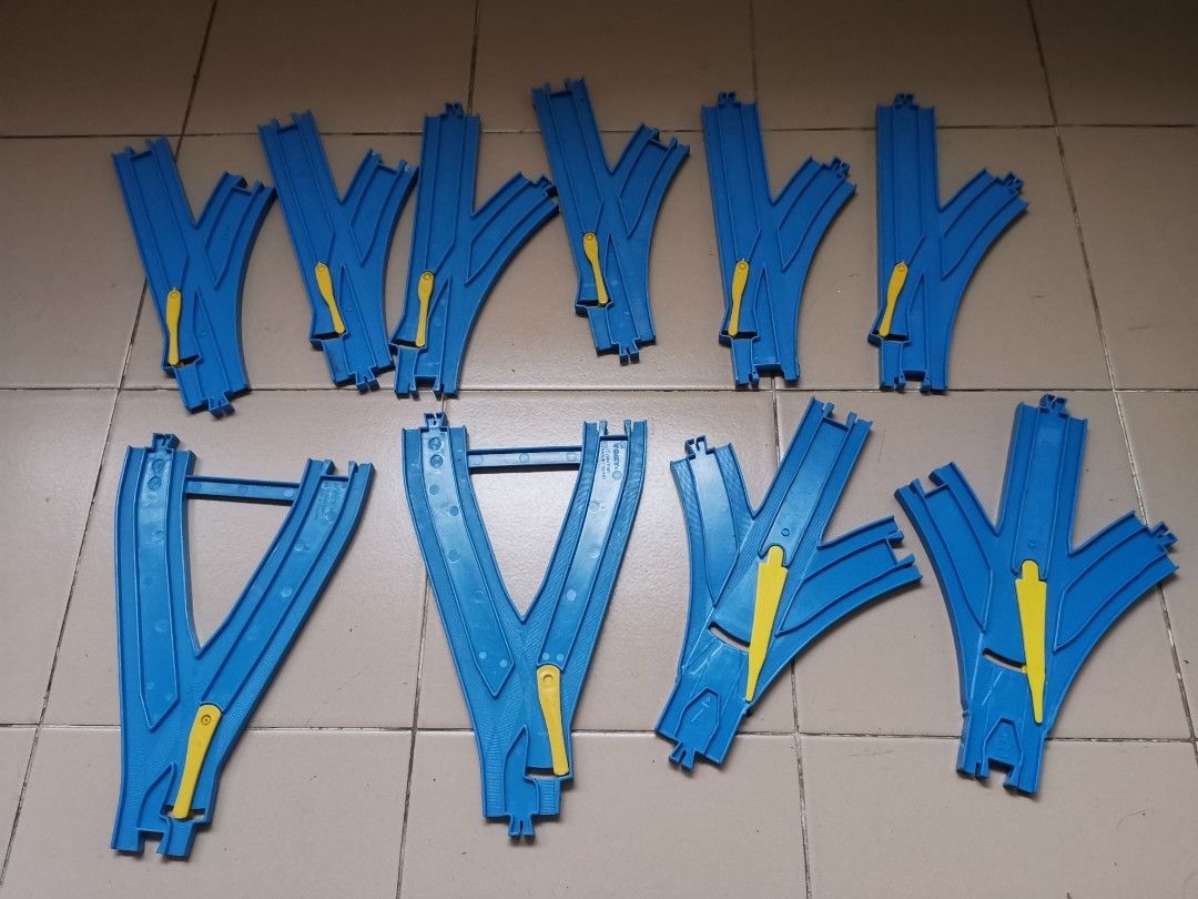 Takara Tomy Tracks & Parts + Ikea Wooden Track - Assorted (100+ pcs ...