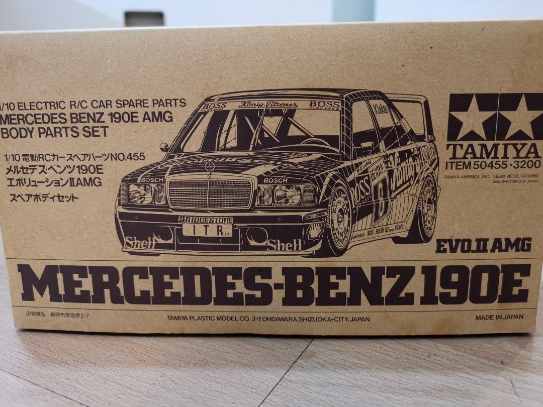 Tamiya Mercedes benz 190e amg w cockpit w rim, Hobbies & Toys, Toys ...