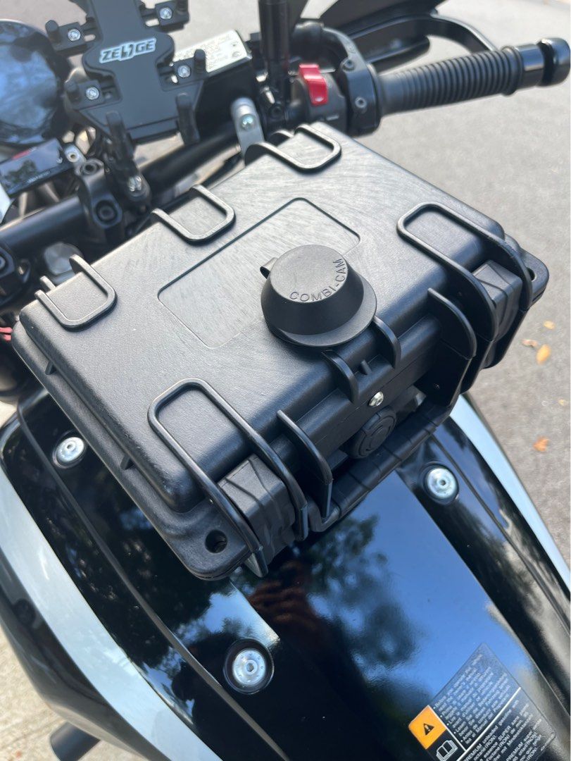 Tank Box with SW MOTECH ADAPTOR (Pelican Case Set Up), Motorcycles ...