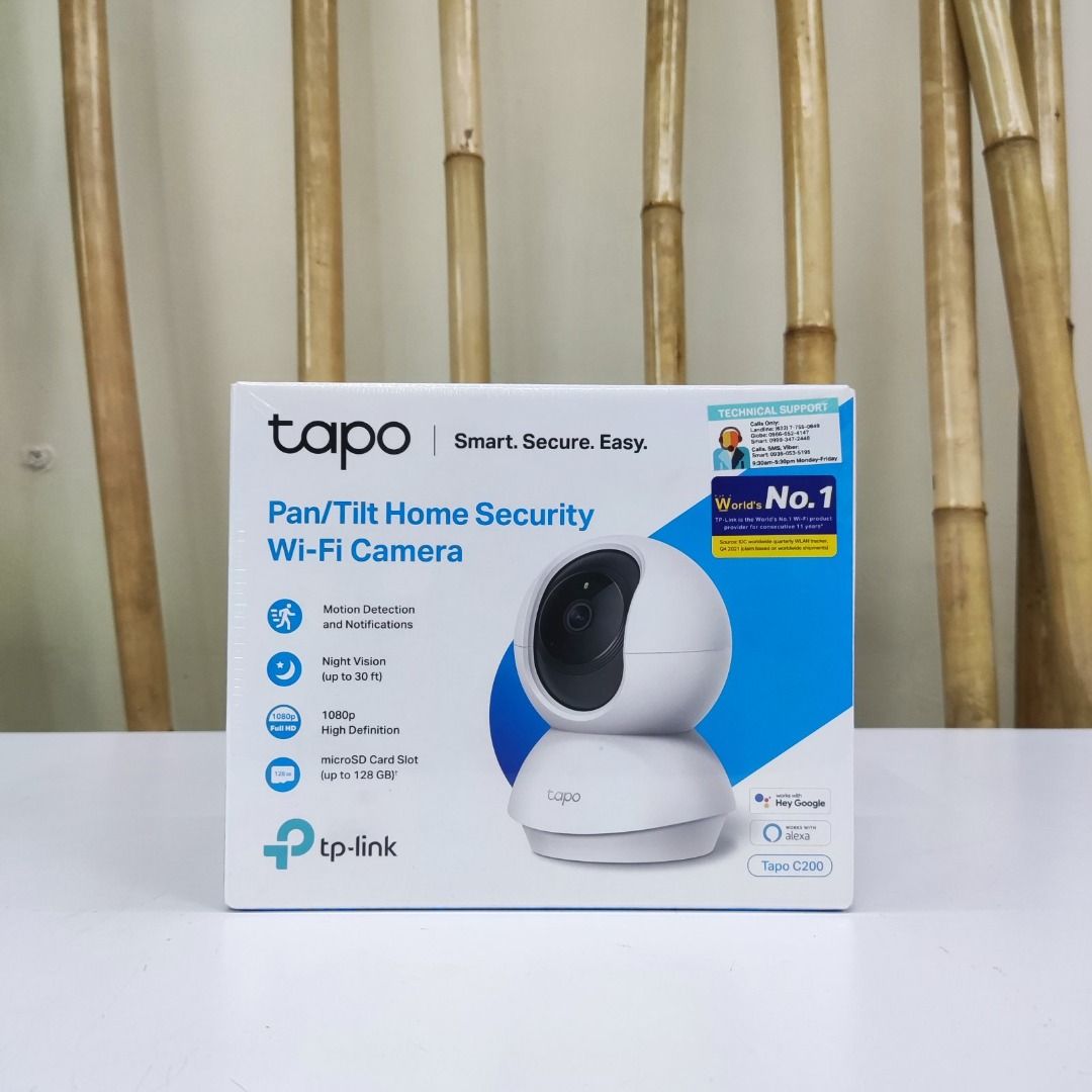 TAPO C200 PAN/TILT HOME SECURITY WI-FI CAMERA, Furniture & Home Living ...