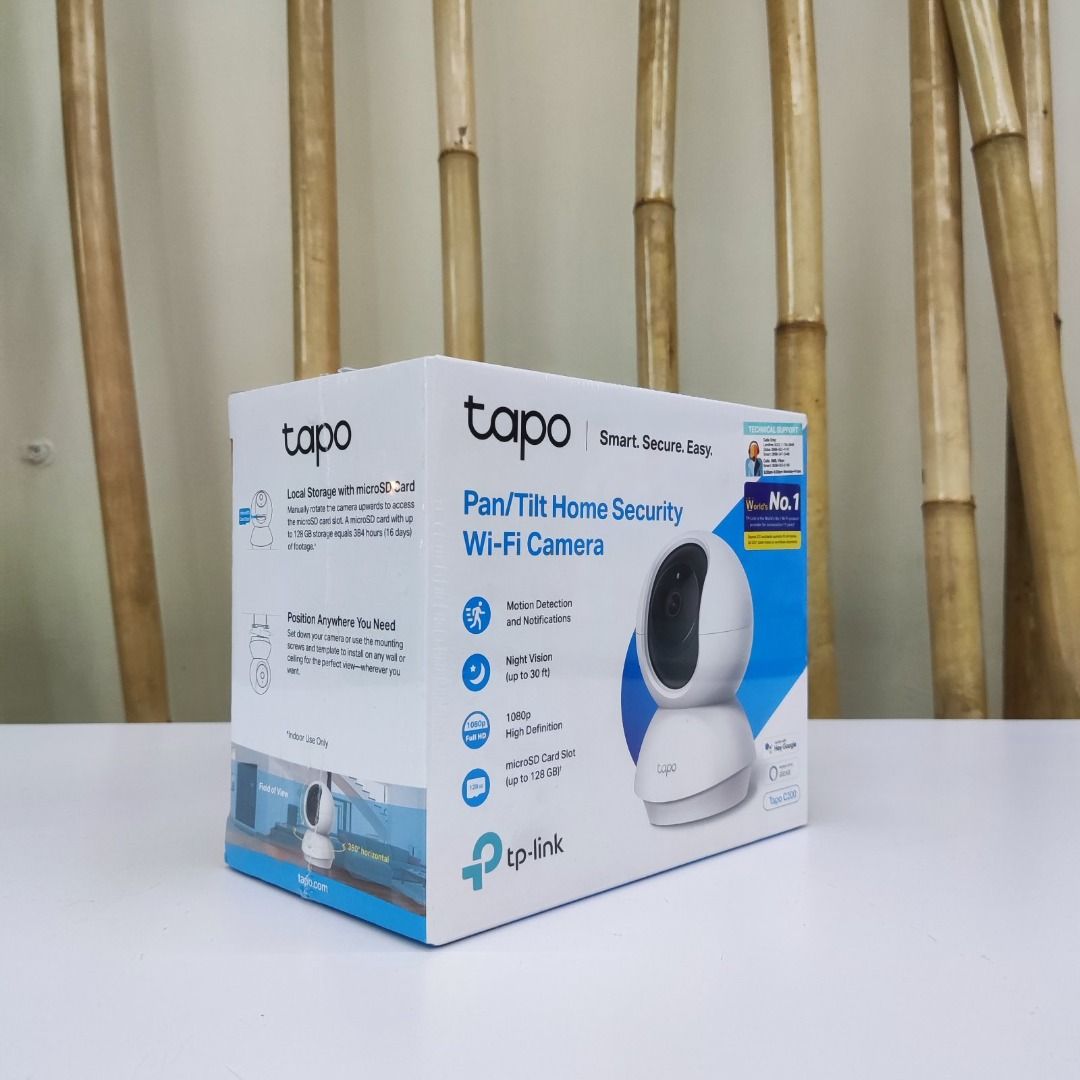 TAPO C200 PAN/TILT HOME SECURITY WI-FI CAMERA, Furniture & Home Living ...