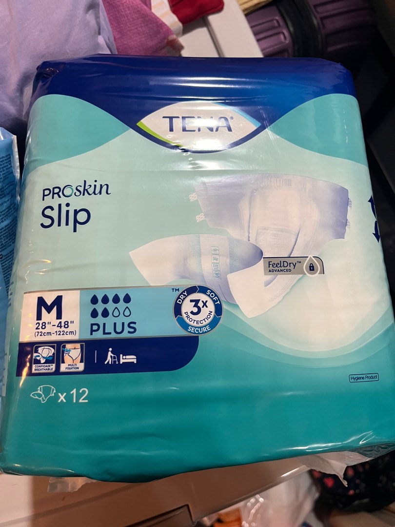 Tena Adult Diapers ProSkin M Plus Absorption, Beauty & Personal Care, Sanitary Hygiene on Carousell