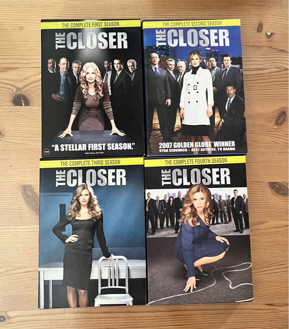 The Closer DVD Seasons 1-4, Hobbies & Toys, Music & Media, CDs & DVDs ...