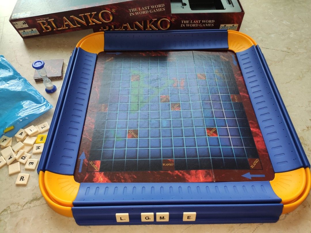 Board Games - The Original BLANKO - Similar to Scrabble but with added ...