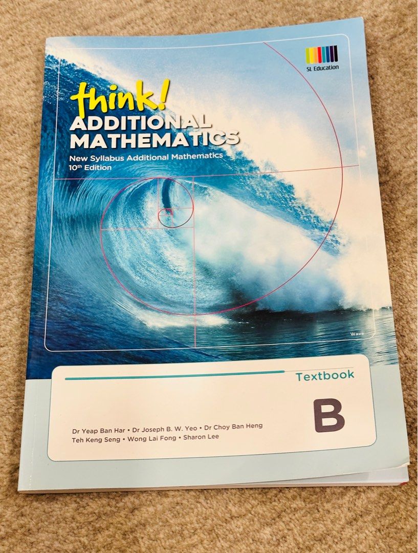 Think! Additional mathematics New syllabus 10th edition Textbook B ...