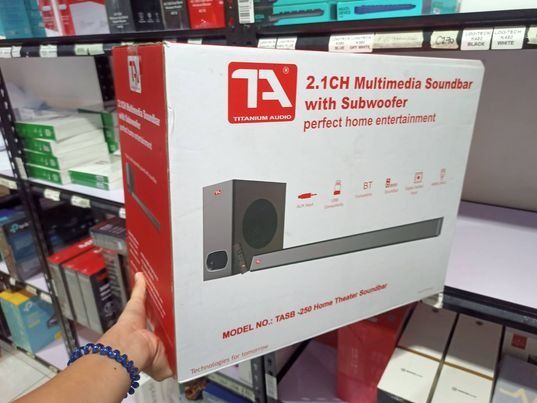Titanium 150W Home Theater Soundbar Speaker with Subwoofer TASB-250 ...