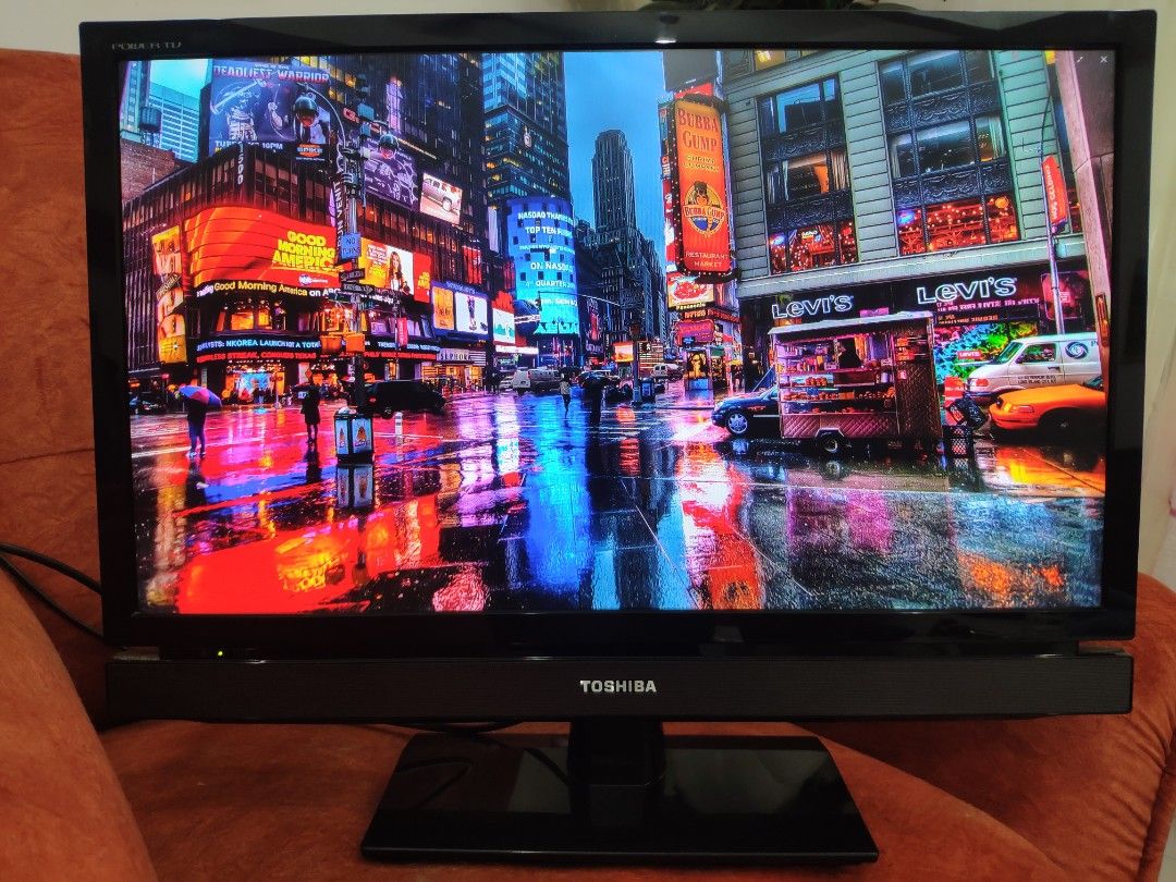 TOSHIBA 23inch Monitor TV Dual HDMI with Speaker, Computers & Tech ...