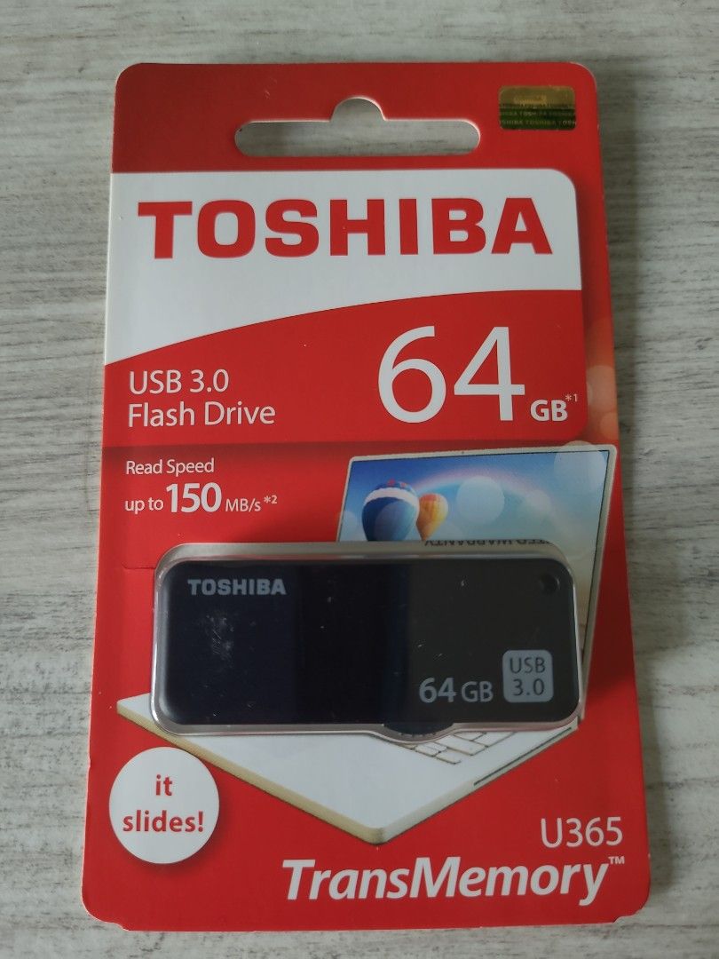 Toshiba usb 3.0 flash drive 64gb, Computers & Tech, Parts & Accessories ...