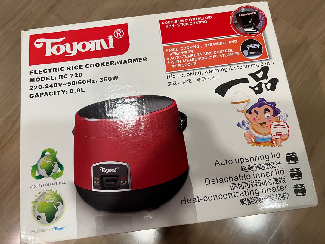 Toyomi Rice Cooker RC-720, Furniture & Home Living, Kitchenware ...