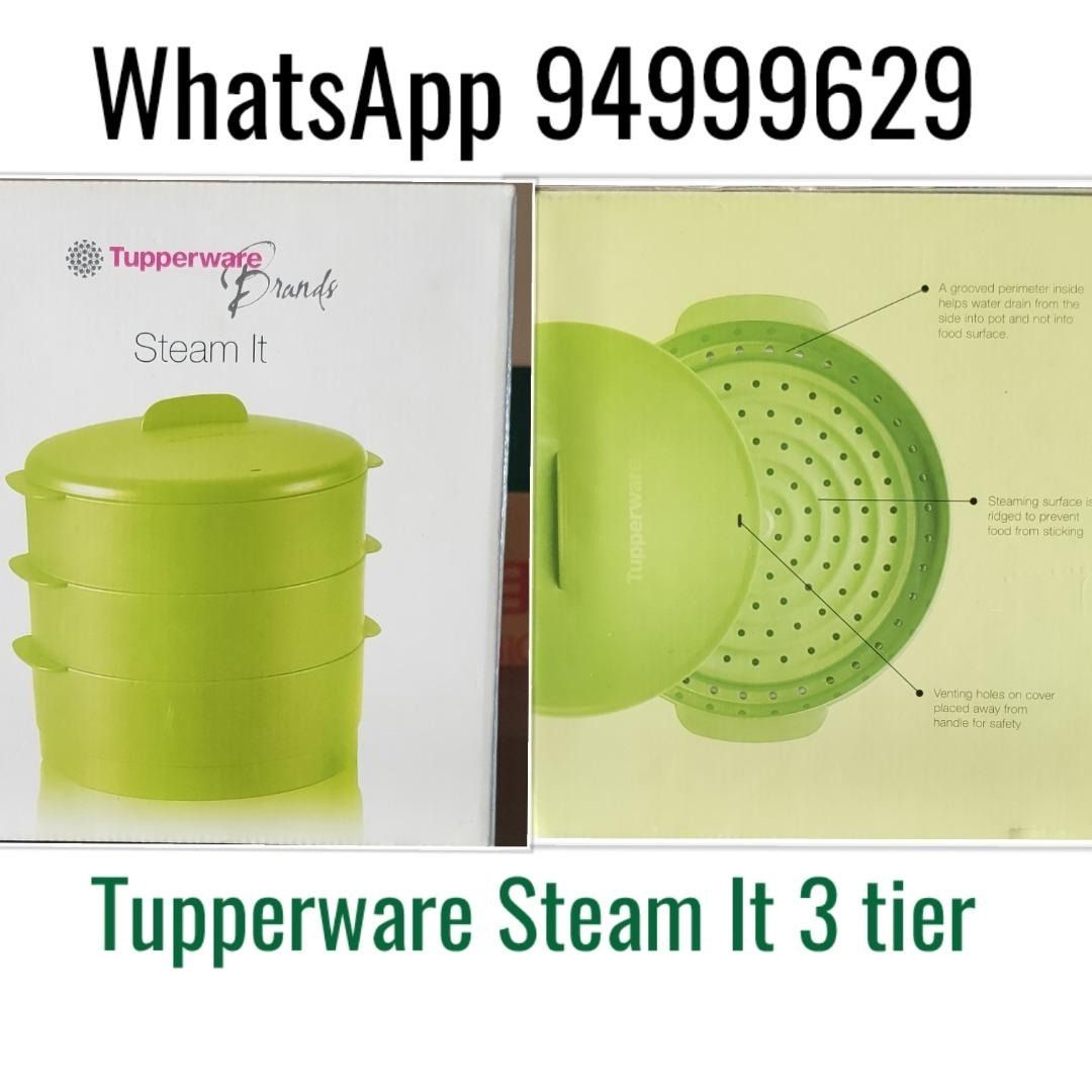 Tupperware Steam it * 3 tier. Brand new., Furniture & Home Living ...
