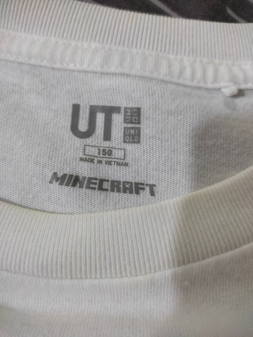 Uniqlo Minecraft Boys, Babies & Kids, Babies & Kids Fashion on Carousell