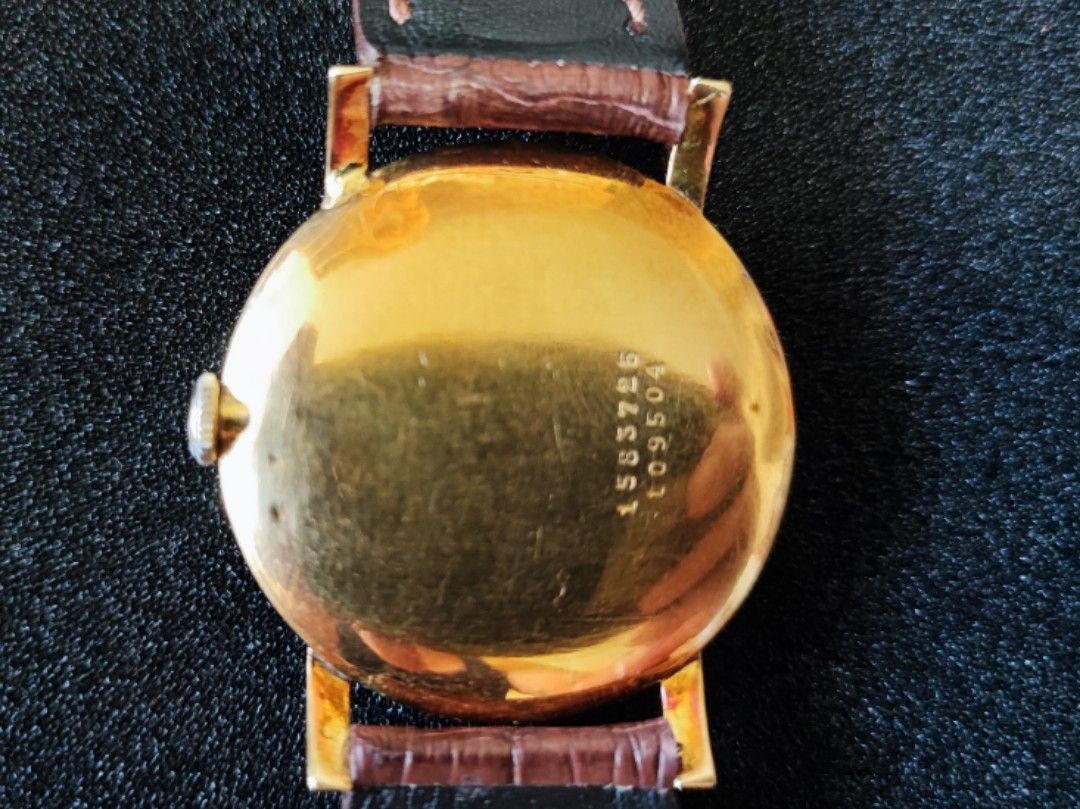 Universal Geneva solid 18k gold cheapest 18k, Luxury, Watches on Carousell