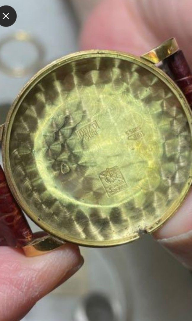 Universal Geneva solid 18k gold cheapest 18k, Luxury, Watches on Carousell