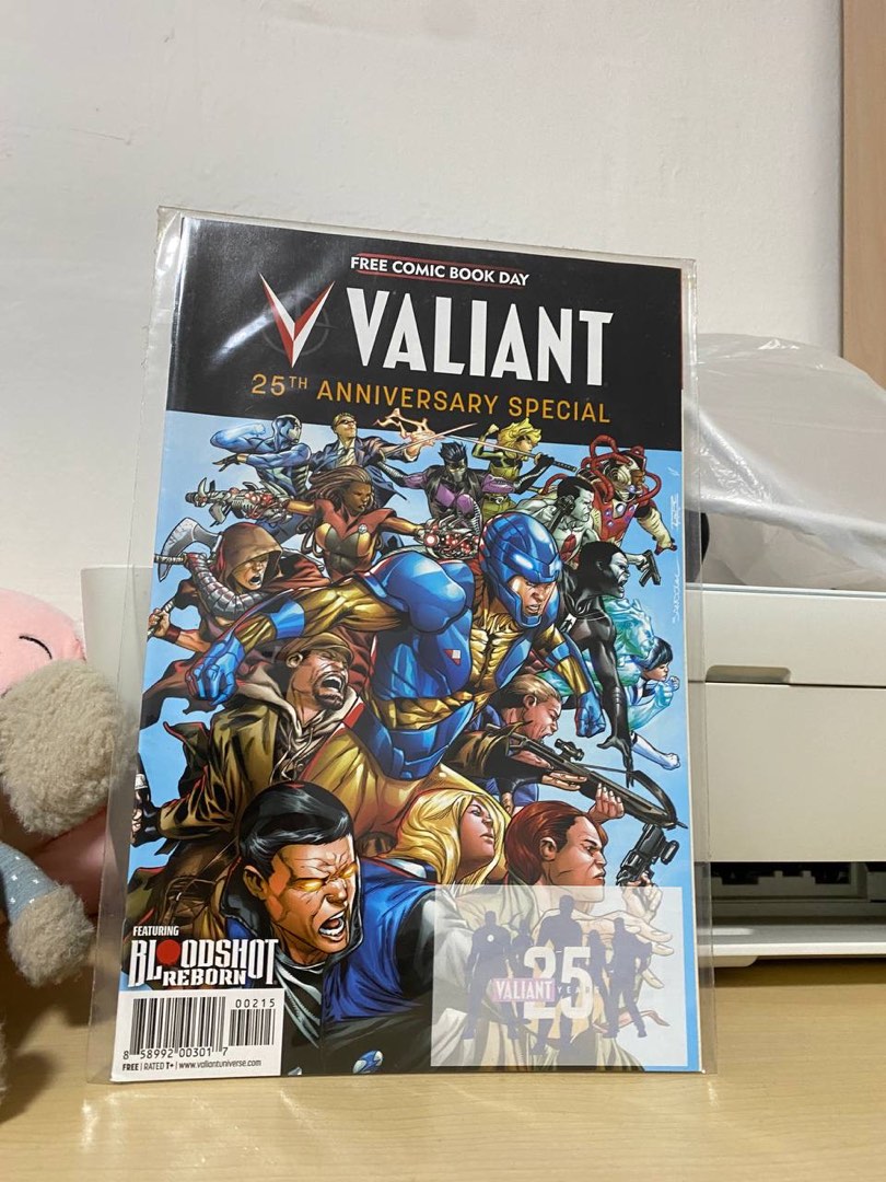 Valiant 25th Anniversary Special Edition Comic, Hobbies & Toys, Books ...