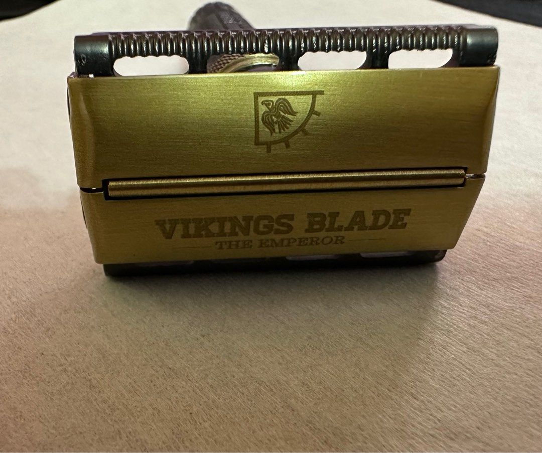 Vikings Blade Safety Razor “The Emperor” MEIJI, Beauty & Personal Care ...