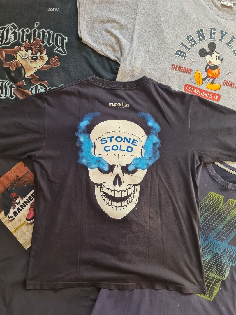 Vintage 2002 Stone Cold Steve Austin "What?" chant shirt, Men's Fashion ...