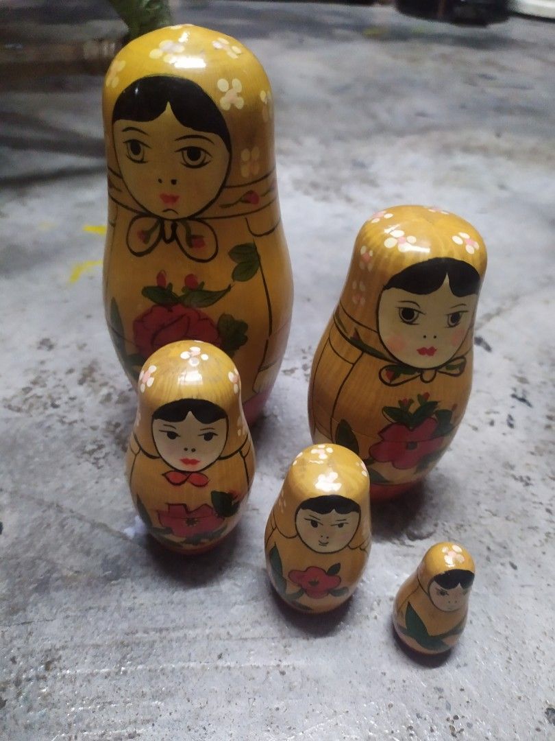 Vintage 80s Russian Matryoshka Nesting Doll, Hobbies & Toys, Collectibles & Memorabilia, Vintage ...